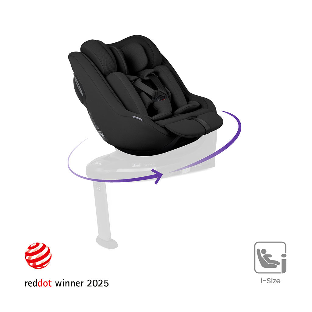 Silver Cross Approach Plus 360 Car Seat - Iconic Black – Chelsea Baby