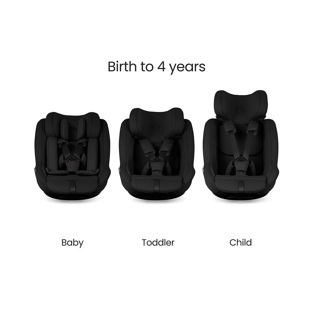 Silver Cross Approach Plus 360 Car Seat - Iconic Black – Chelsea Baby