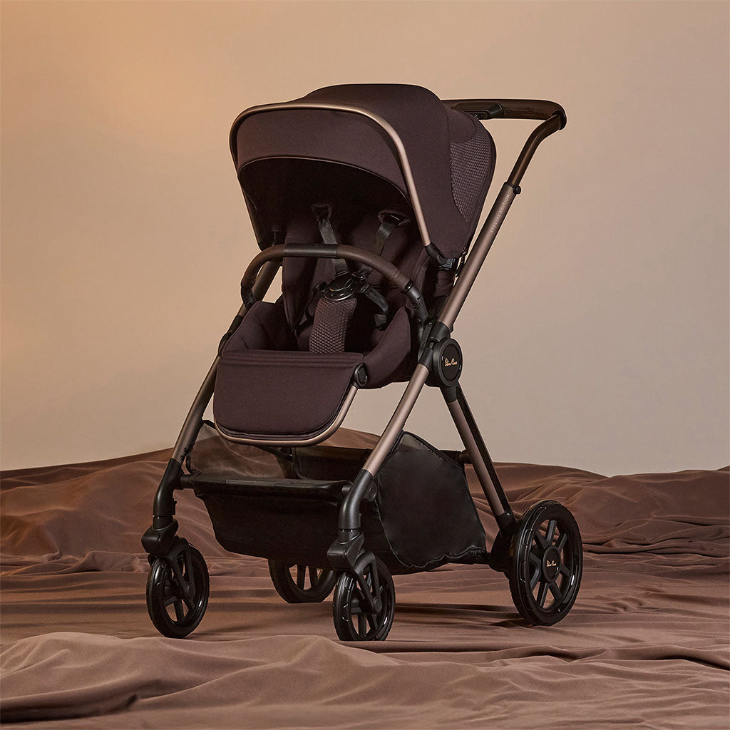 Silver Cross Reef 2 Bundle, Ganache Black | Chelsea Baby