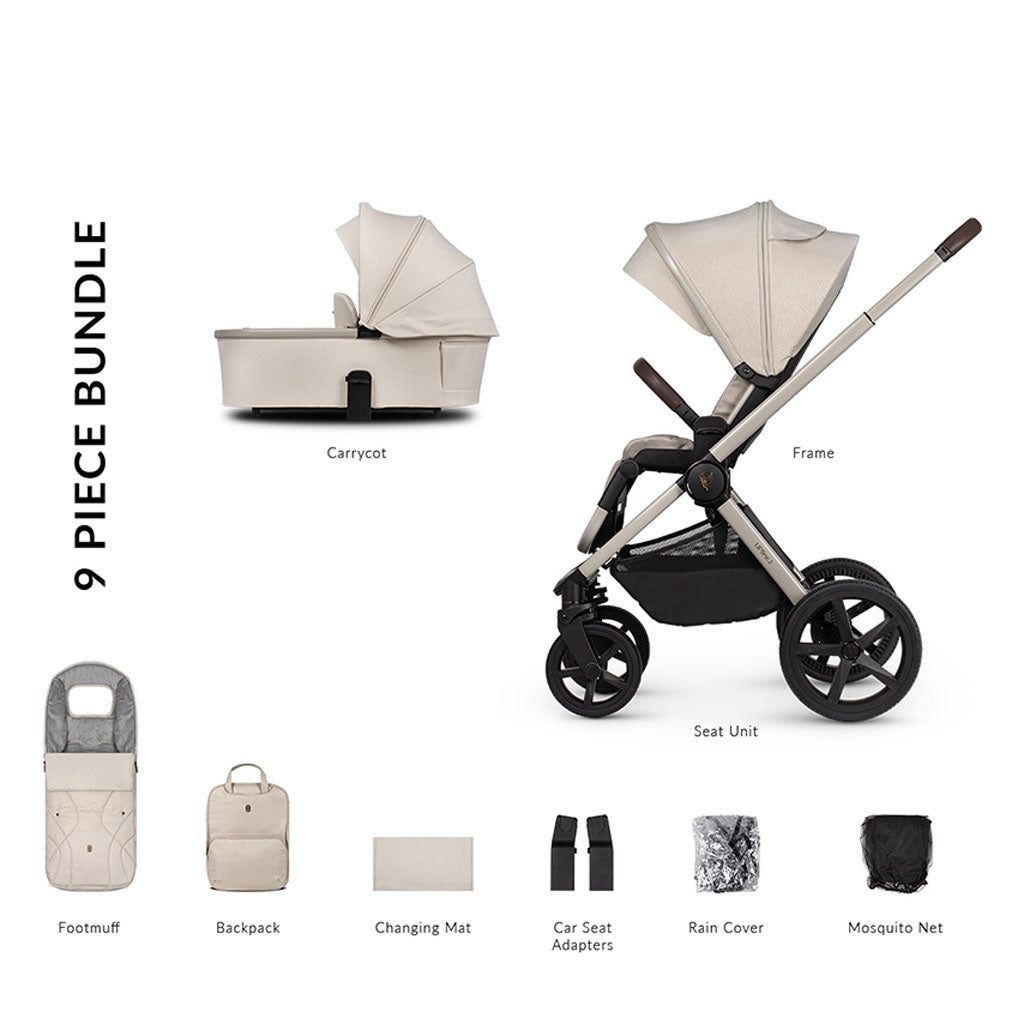 Venicci Upline 2 - 2 in 1 Pushchair - Stone Beige – Chelsea Baby