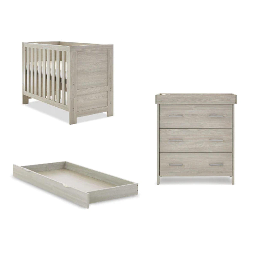 Obaby Nika Mini 2 Piece Room Set and Under drawer & Chelsea Baby